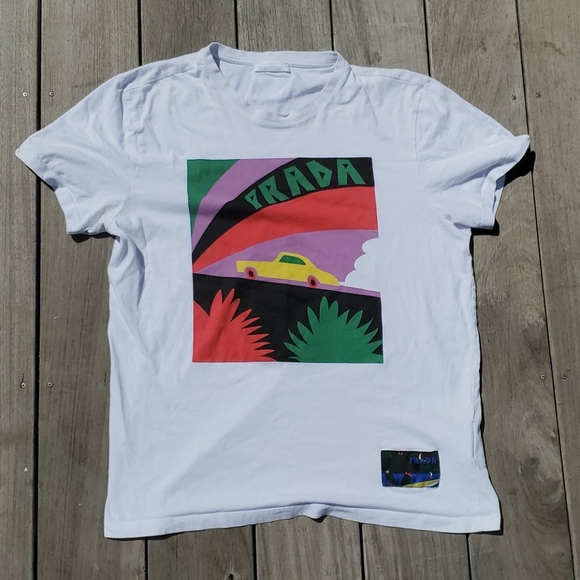 Prada | Shirts | Authentic Prada T Shirt | Poshmark